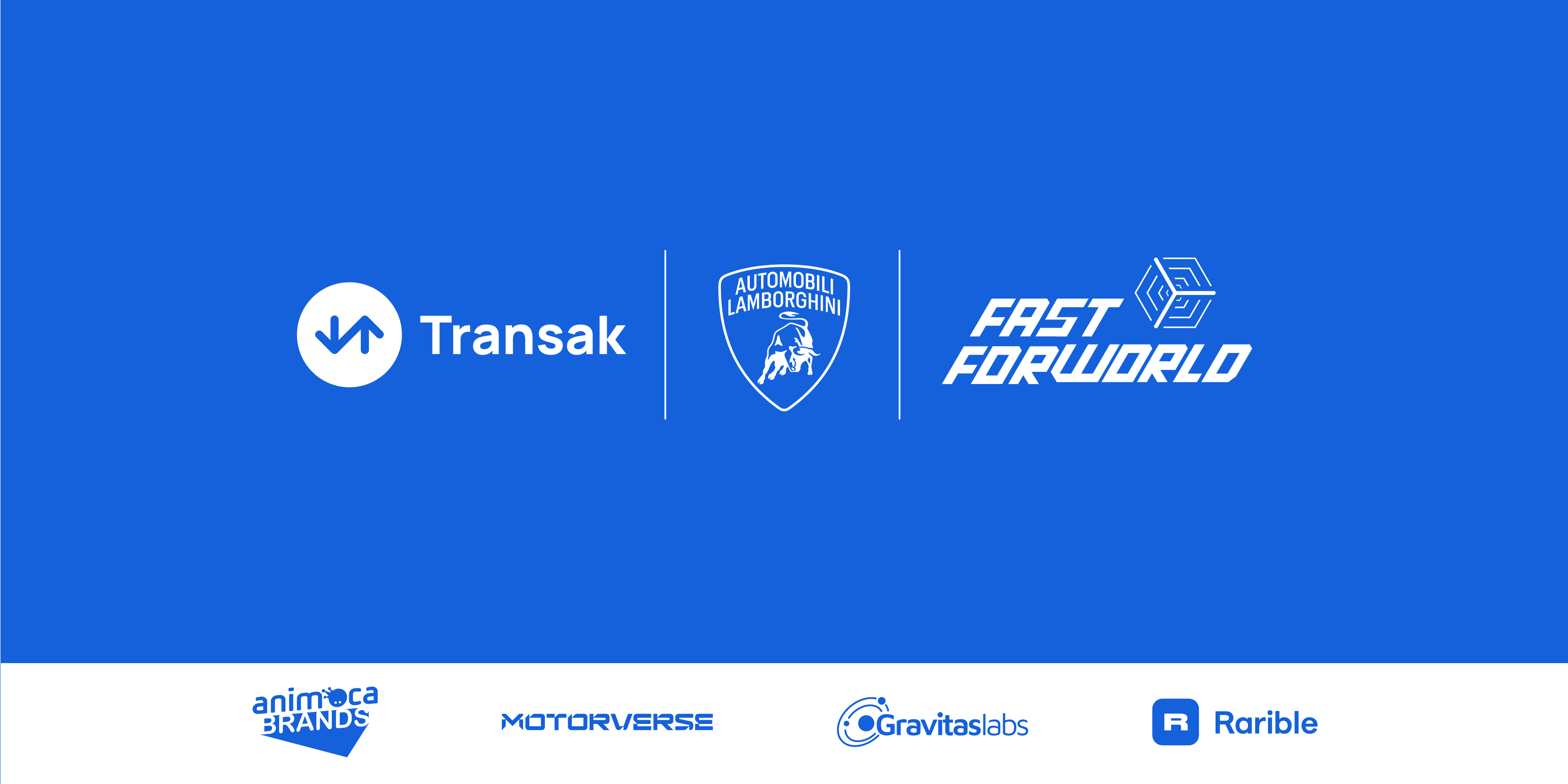 Transak to Provide NFT Checkout to Fast ForWorld by Lamborghini | Transak